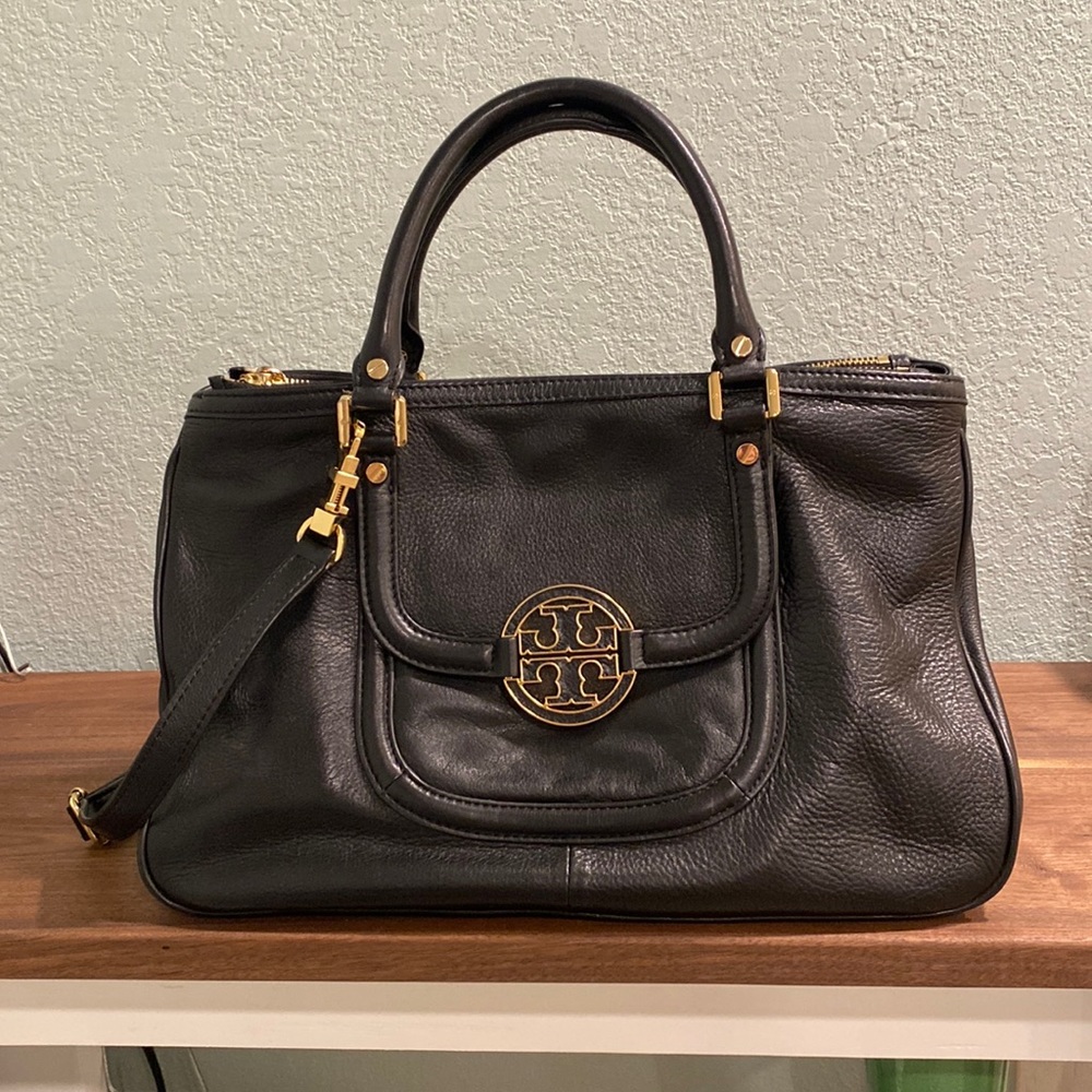 Tory Burch Amanda Crossbody Tote In Beautiful Black L… - Gem